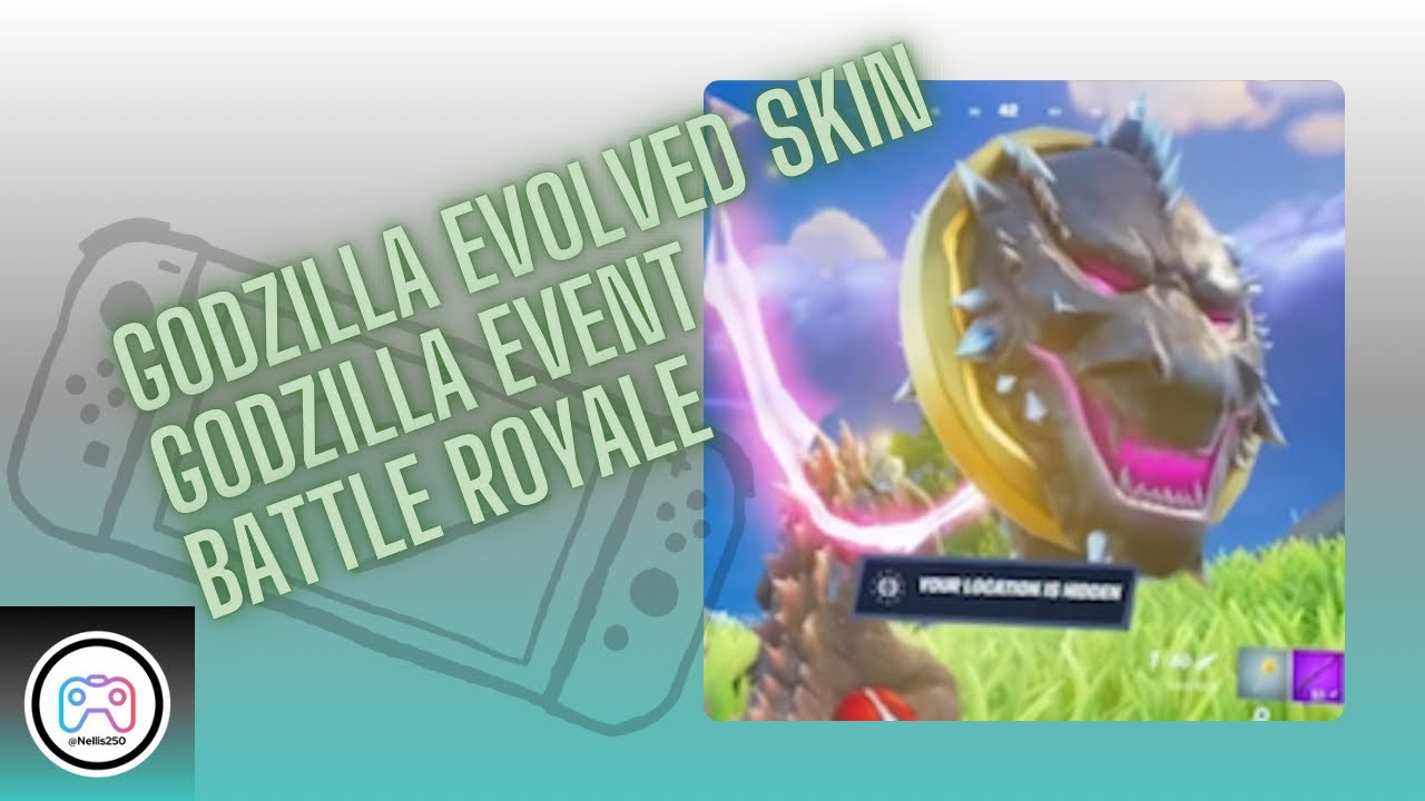Brand new Godzilla Evolved skin full length battle royale #fortnite ...