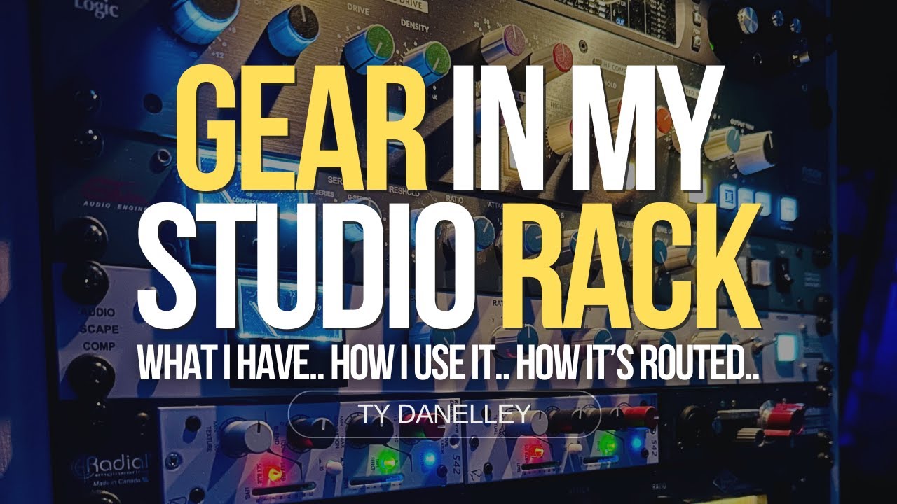 GEAR In My Studio Rack.. - YouTube