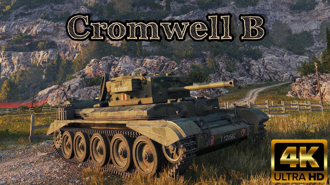 Cromwell B - Mines map - 8 kills - 3,6k damage World of Tanks replay 4K ...
