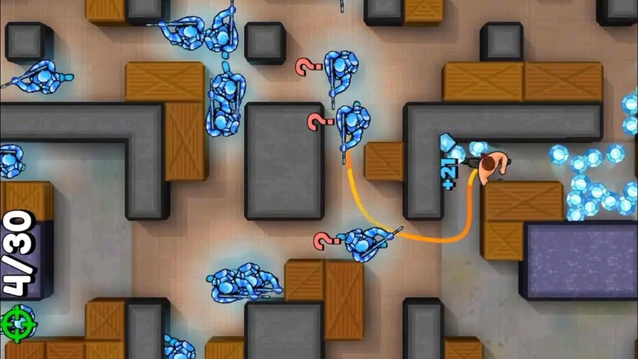 HUNTER ASSASIN level 16 to 34 walkthrough on Android - YouTube