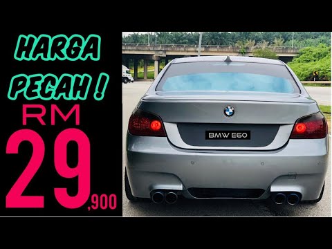BMW E60 5 SERIES REVIEW 520i 2.2cc | kereta lama tapi masih bergaya ...
