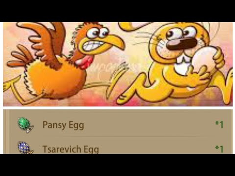 Evony | Stealing Pansy, Tsarevich, Maria Eggs | Egg Prizes | Chicken Feet