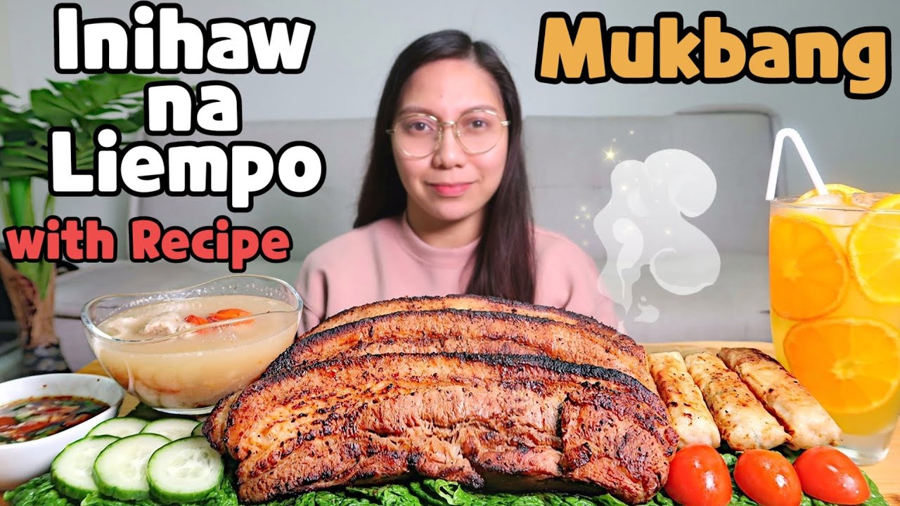 INIHAW NA LIEMPO MUKBANG | Mukbang Philippines | Chef Obang | Shoutout ...