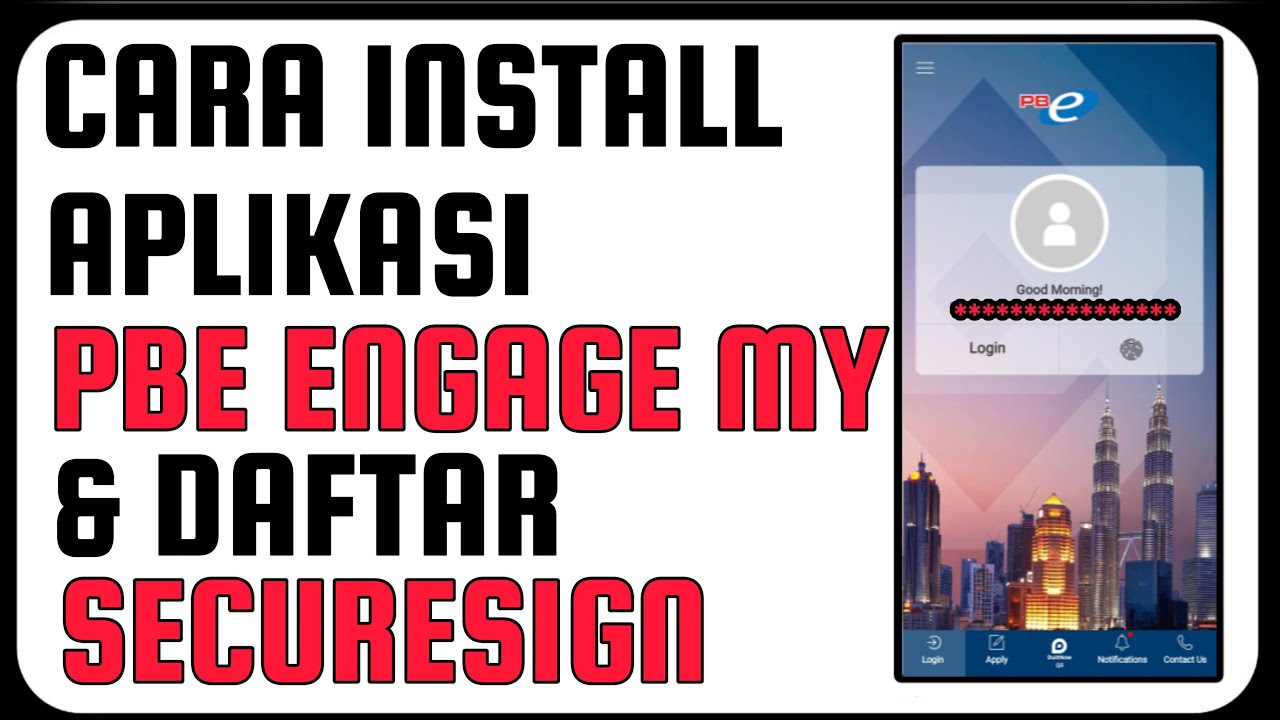 Cara Install Aplikasi PBE Engage My dan Daftar Securesign - YouTube