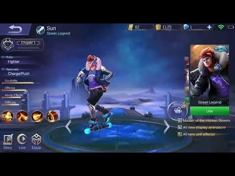 NEW SKIN SUN STREET LEGEND - YouTube