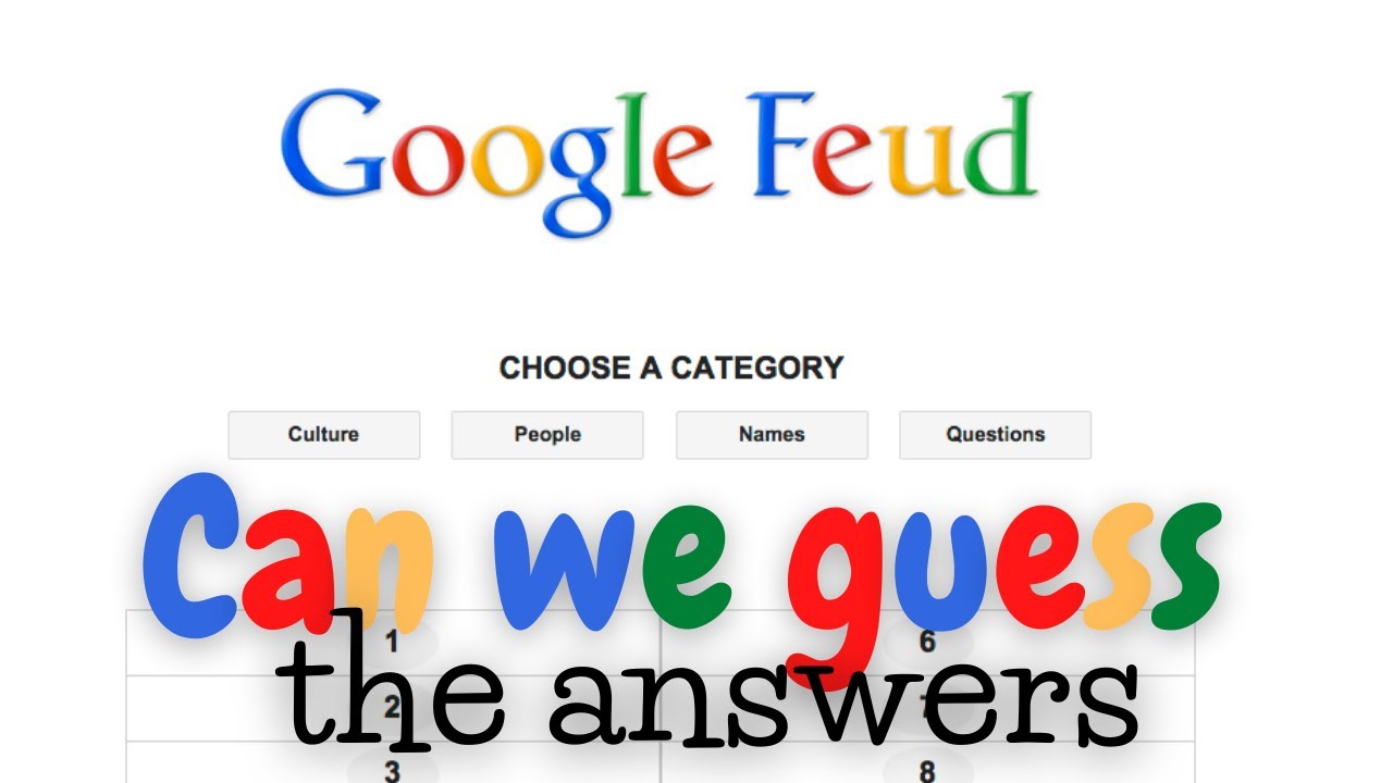 Can we guess these weird GOOGLE FEUD answers? pt.1│ Bjorn and Ella ...
