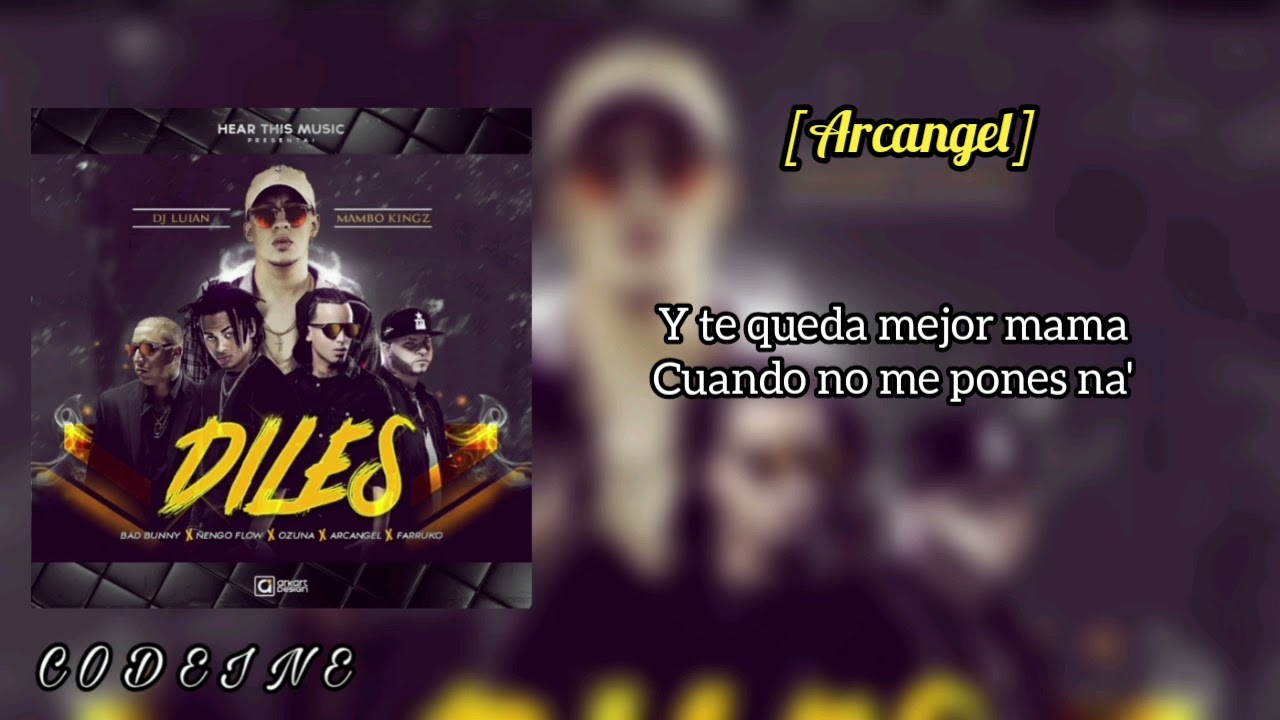 Bad Bunny - Diles REMIX (Letra) FT Farruko, Ozuna, Arcangel Y Ñengo ...