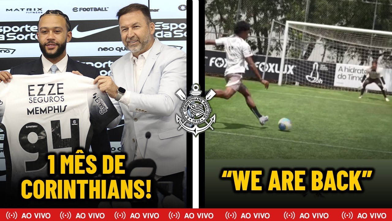 TALLES MAGNO RETORNA AOS TREINOS E DEVE REFORÇAR CORINTHIANS + MEMPHIS ...