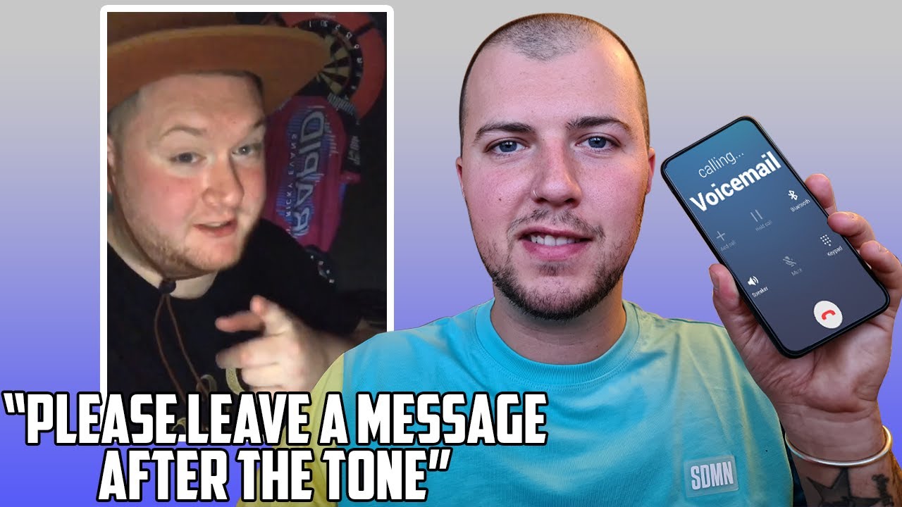 I Paid DART PLAYERS To Record My VOICEMAIL GREETING! (Bobby George ...