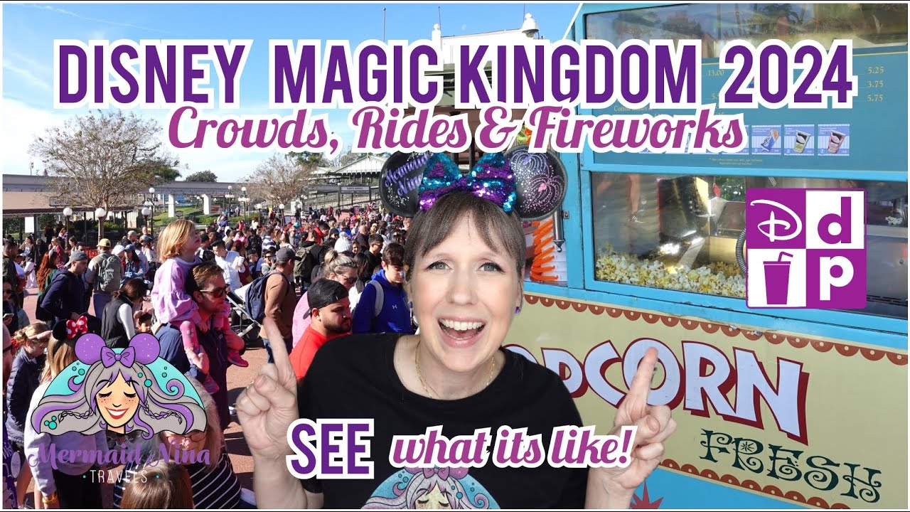 Disney Magic Kingdom 2024 - Crowds, Rides & Fireworks - YouTube
