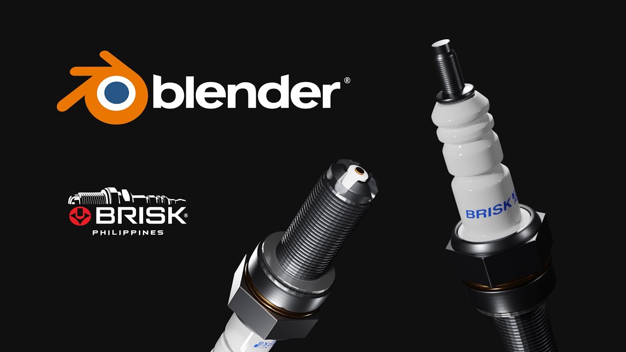 Modeling Spark Plug in Blender - YouTube