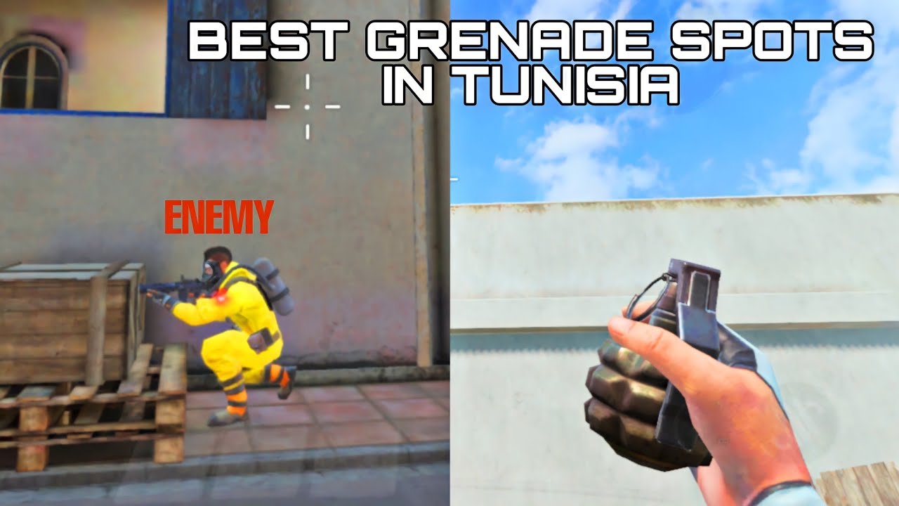 Best Grenade Spots in TUNISIA COD Mobile - YouTube