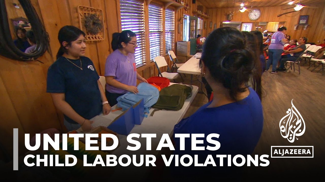 US sees surge in child labour violations - YouTube