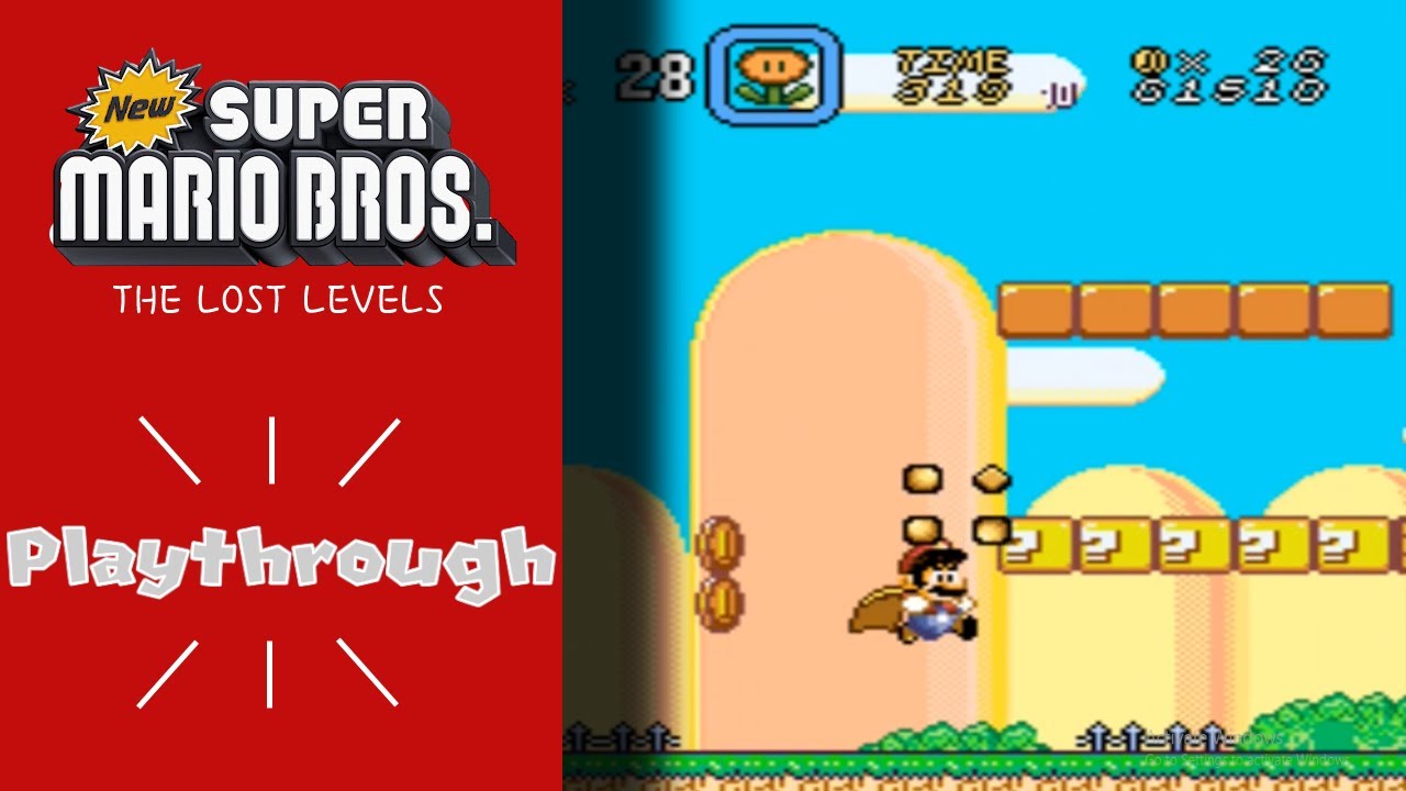 BEAUTIFUL HACK! - New Super Mario Bros: The Lost Levels | Super Mario ...