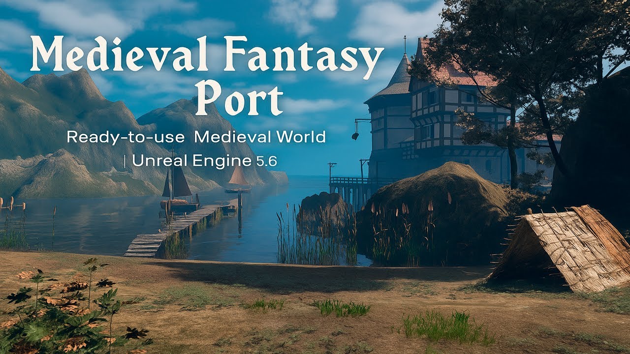 Medieval Fantasy Port/Unreal Engine 5.6 Environment (part 1) - YouTube