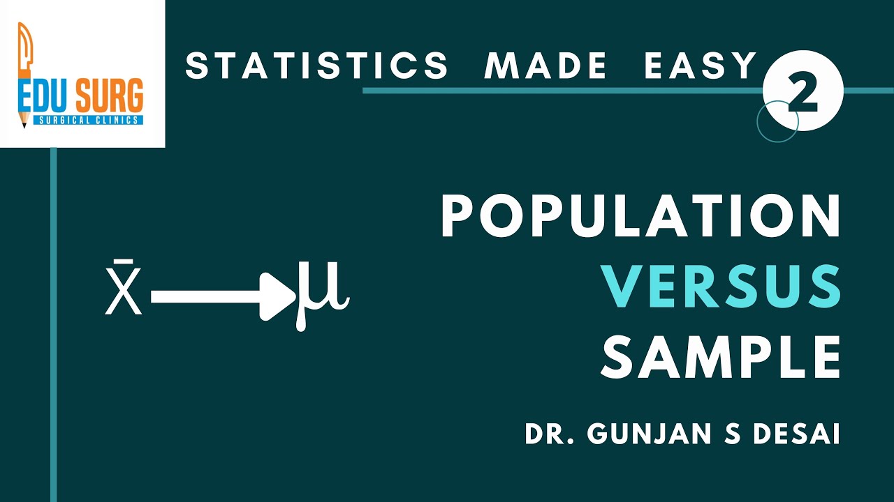 Understanding Population and Sample Will CHANGE Everything - YouTube