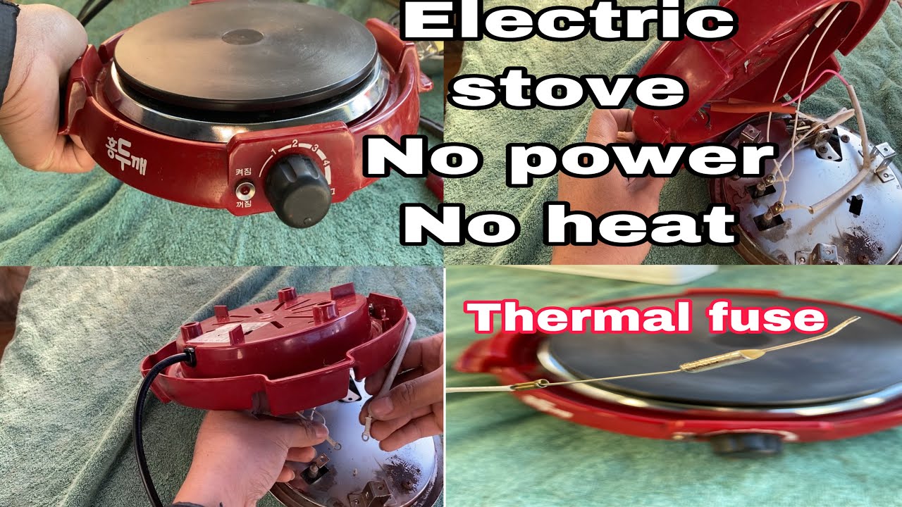 How to repair electric stove no power and not heating// defective ...