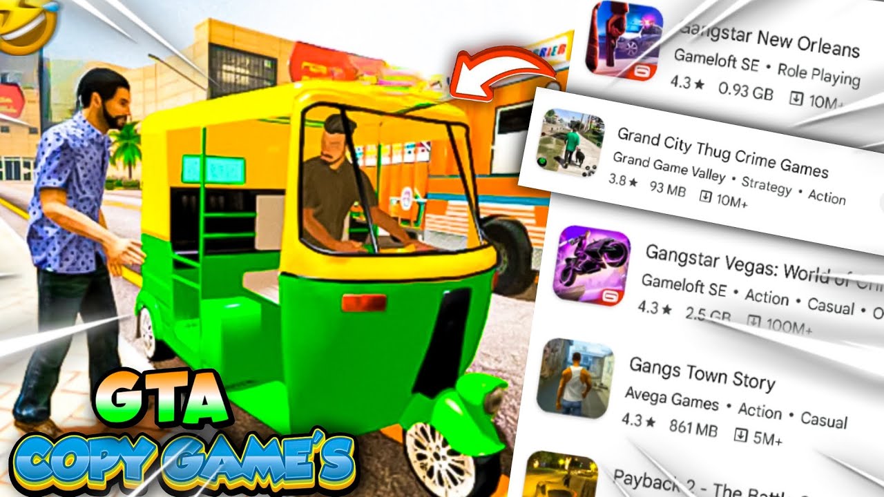 I PLAYED GTA COPY GAME 🎯 || GTA GAMEPLAY EPISODE #1 - YouTube