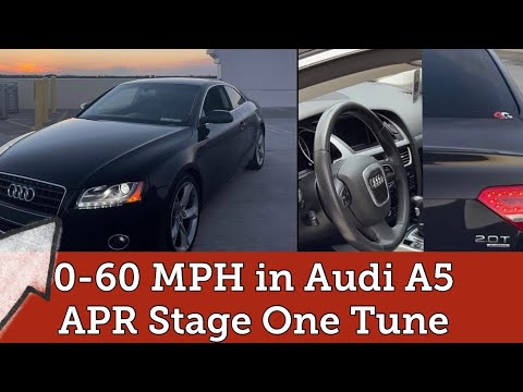 Full Throttle Pulls in 2012 Audi A5 with APR Stage 1 Tune! - YouTube