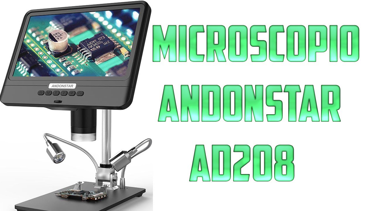 Review Microscopio Andonstar AD208 - YouTube