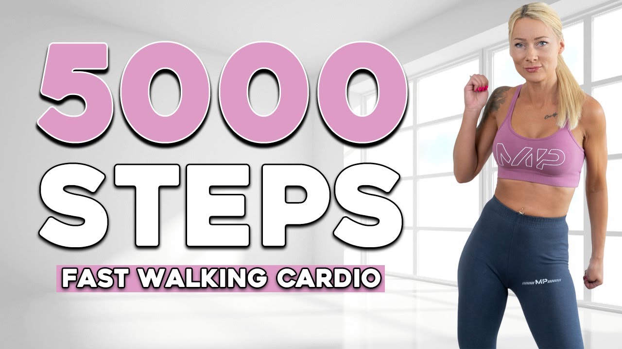5000 STEPS TURBO WALKING Walking Workout For Weight Loss Knee Friendly ...