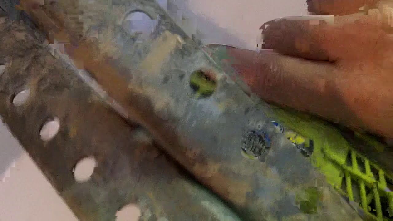 fixing and repairing rear hangers on garage door fall out of ceiling ...