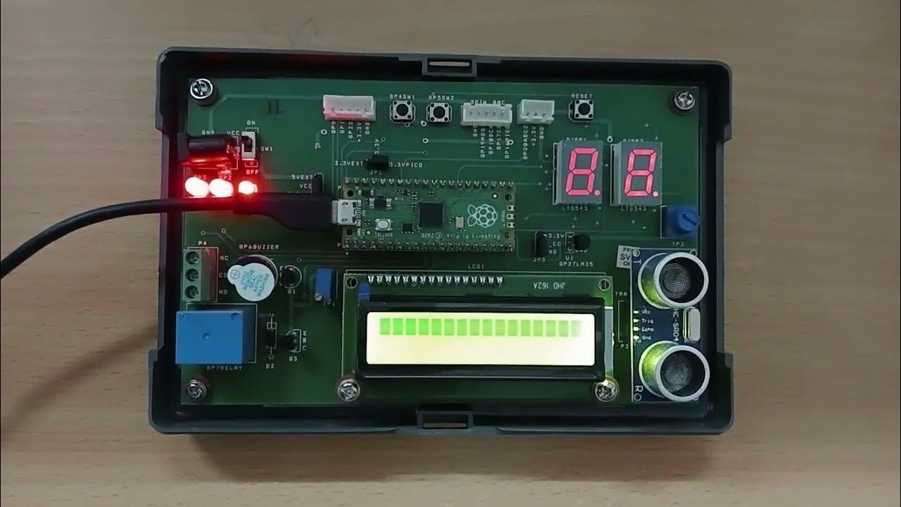 Blinking of LEDs programmed using Python in RP2040 Carrier Board from ...