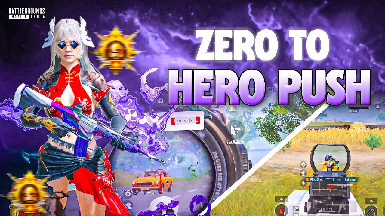 ZERO TO HERO PUSH GAMEPLAY 💪🏻@DevilGaming_0608#bgmi #pubgmobile - YouTube