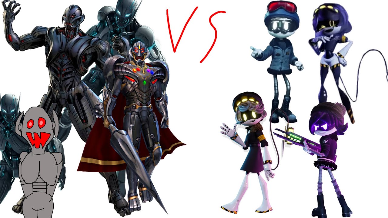 Mcu Ultron vs murder drones universe - YouTube