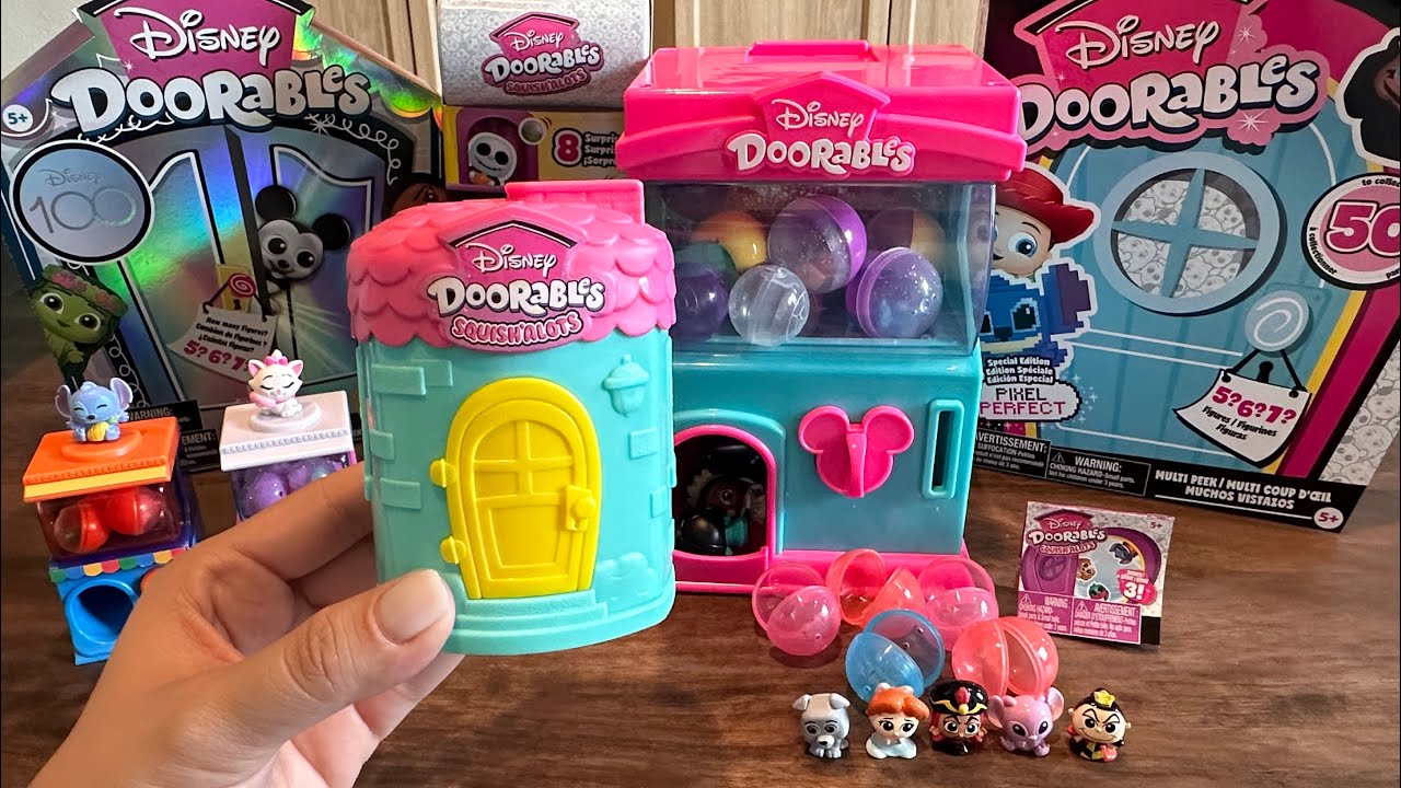 Satisfying Video ASMR unboxing | Disney Toy Doorable Squishalots ...