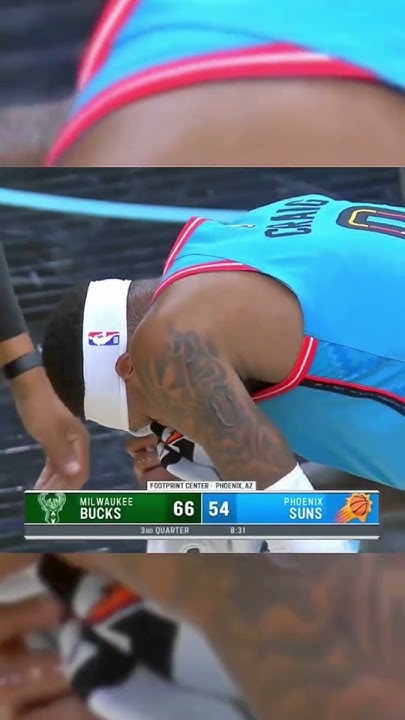 Giannis Knocked out Torrey Craig's tooth with his elbow and didn't even notice - YouTube