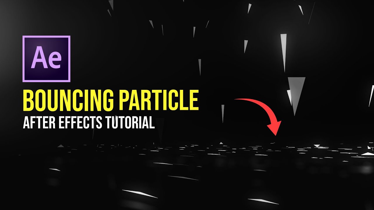 Bouncing Particles Effect - After Effects Tutorial (NO PLUGIN) - YouTube