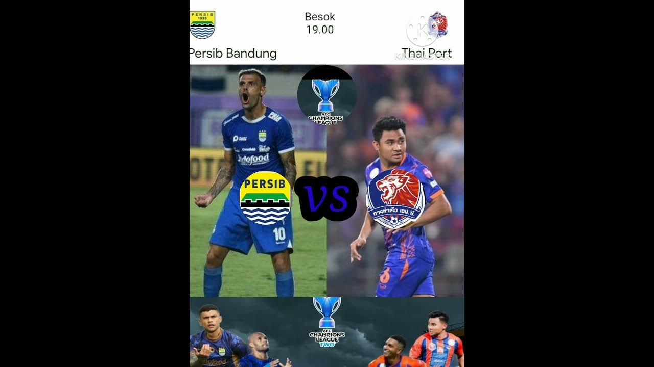Jadwal Persib vs port FC Acl 2 - YouTube