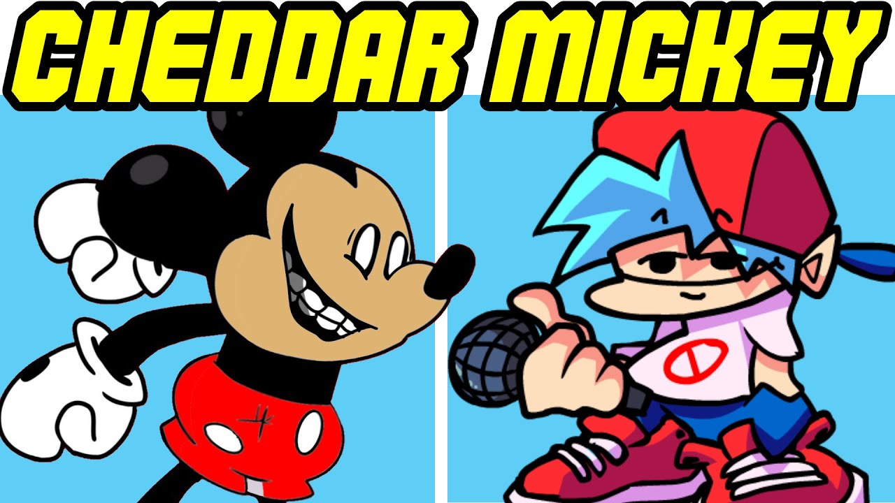 Friday Night Funkin' VS Mickey Mouse Cheddar (FNF Mod) - YouTube