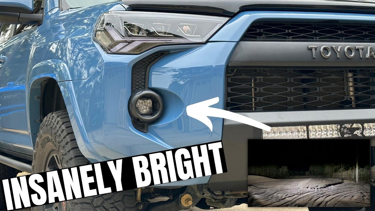 These New 4Runner Fog Lights Are BRIGHT!! - Morimoto 4Bangers - YouTube