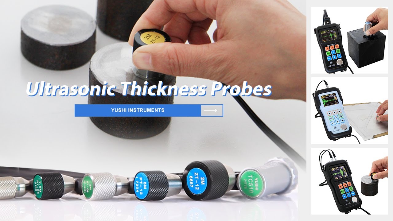 YUSHI Ultrasonic Transducer UT Thickness Probe for NDT - YouTube