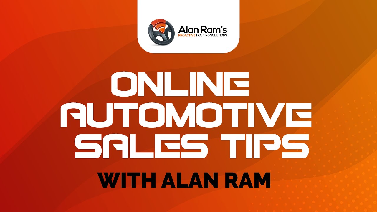 Automotive Phone Sales Training Online with Alan Ram - YouTube