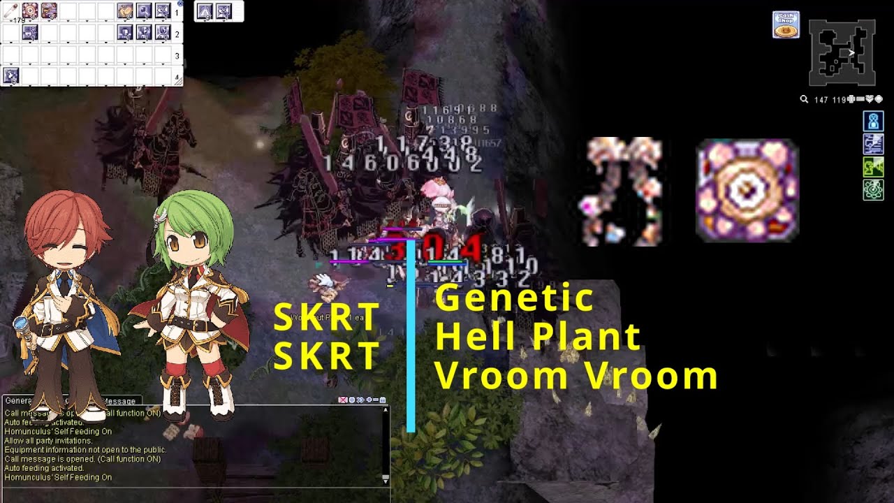iRO: Geneticist Hell Plant Leveling - MidTI Cast and run around! - YouTube