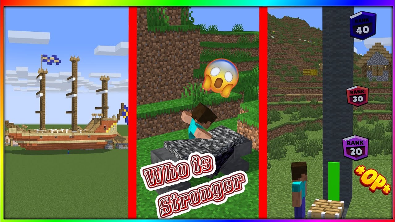 Who is Stronger- Minecraft Compilation - YouTube