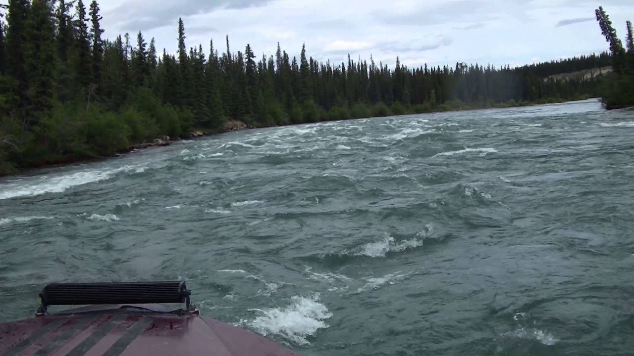 Takhini River rapids - YouTube