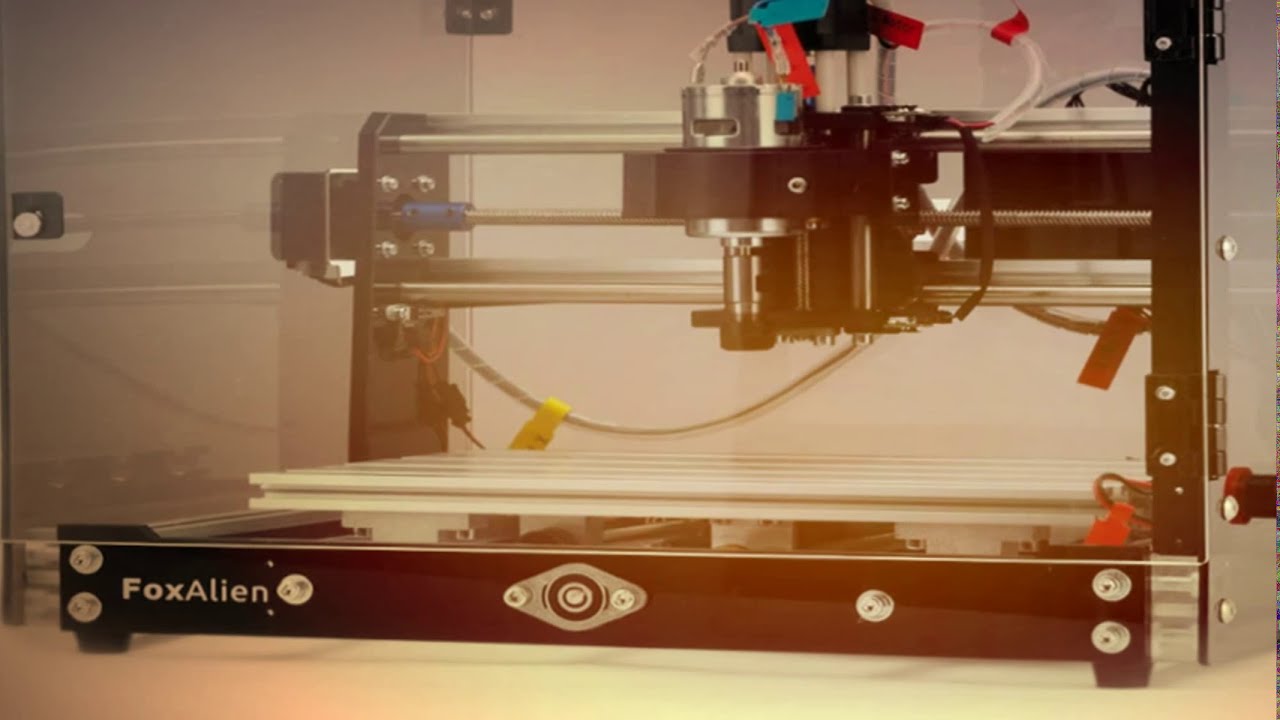 Desktop CNC Router Machine 3018-SE V2 with Transparent Enclosure Specs ...