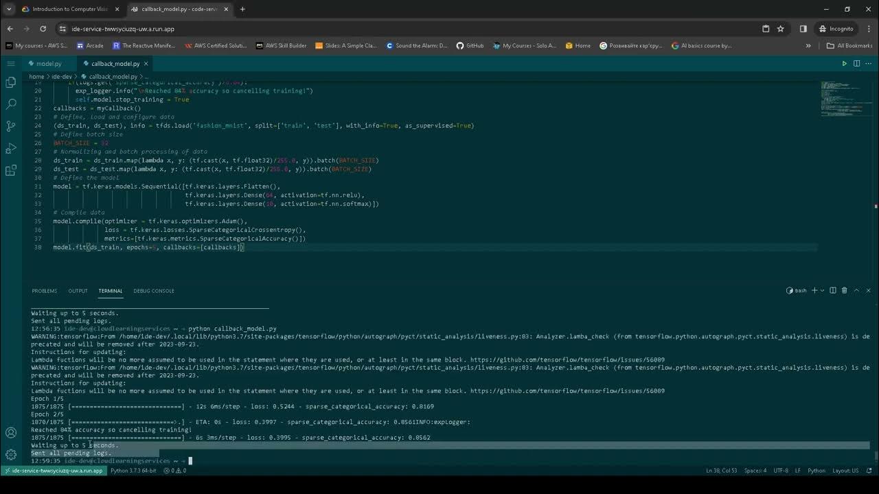 GCP Introduction to Computer Vision with TensorFlow GSP631 - YouTube