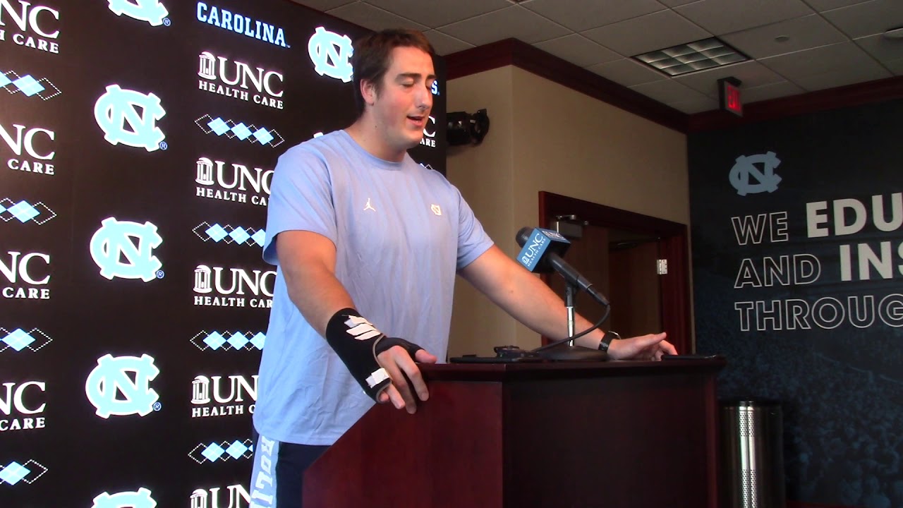 UNC Football Georgia Tech Week Interview - Charlie Heck (10/1/2019 ...