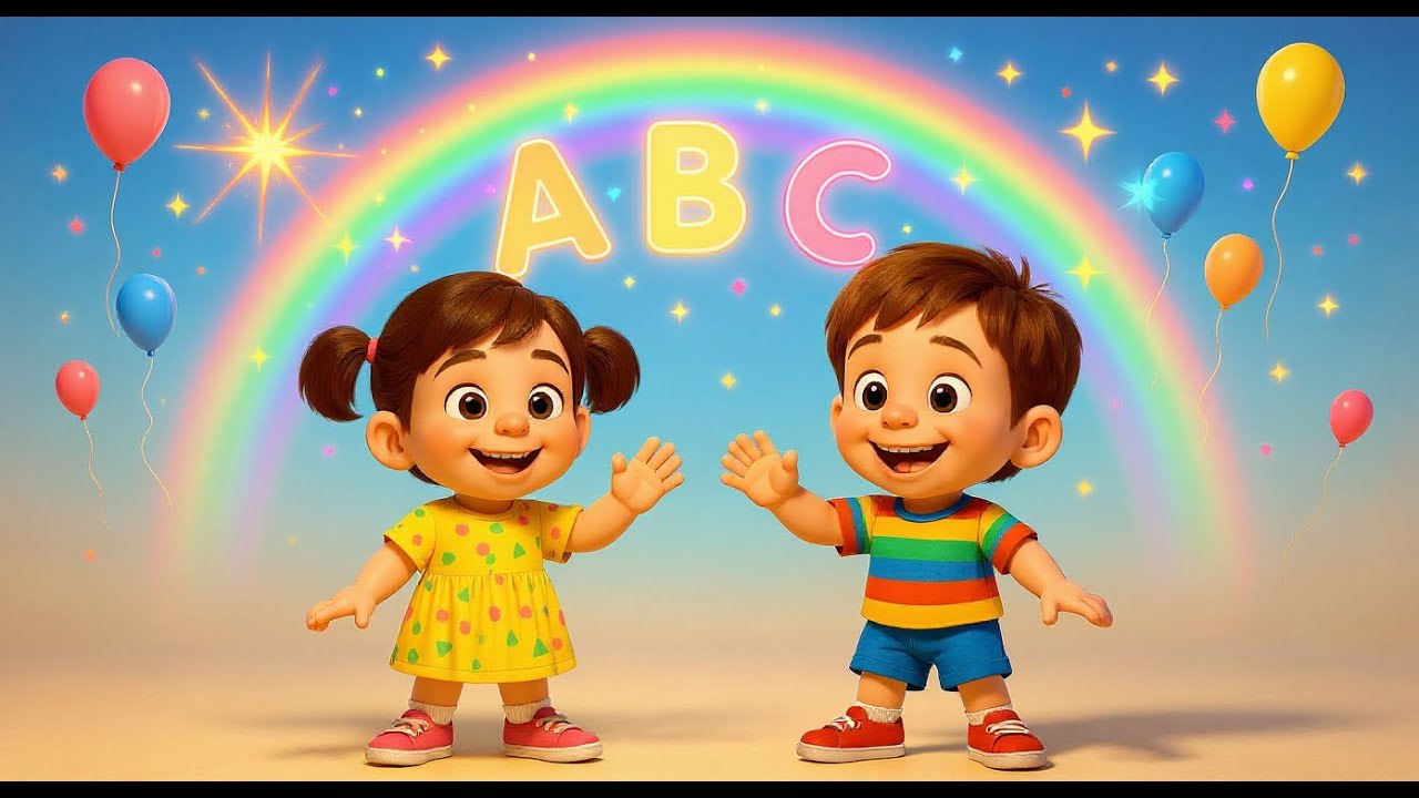 Alphabet Song A to Z | Leo and Mia’s ABC Nursery Rhyme for Toddlers ...