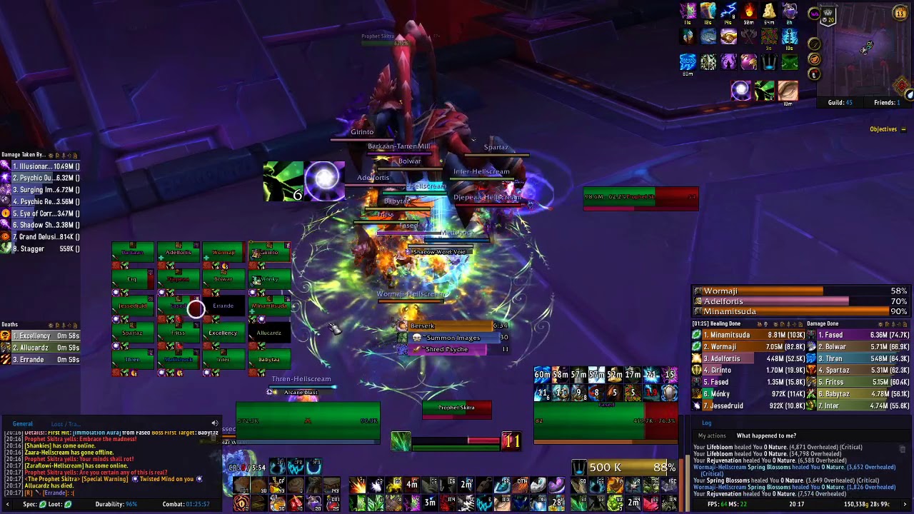 Mythic Prophet Skitra (Resto Druid POV) - (EU) Aggramar - Saviors Of ...