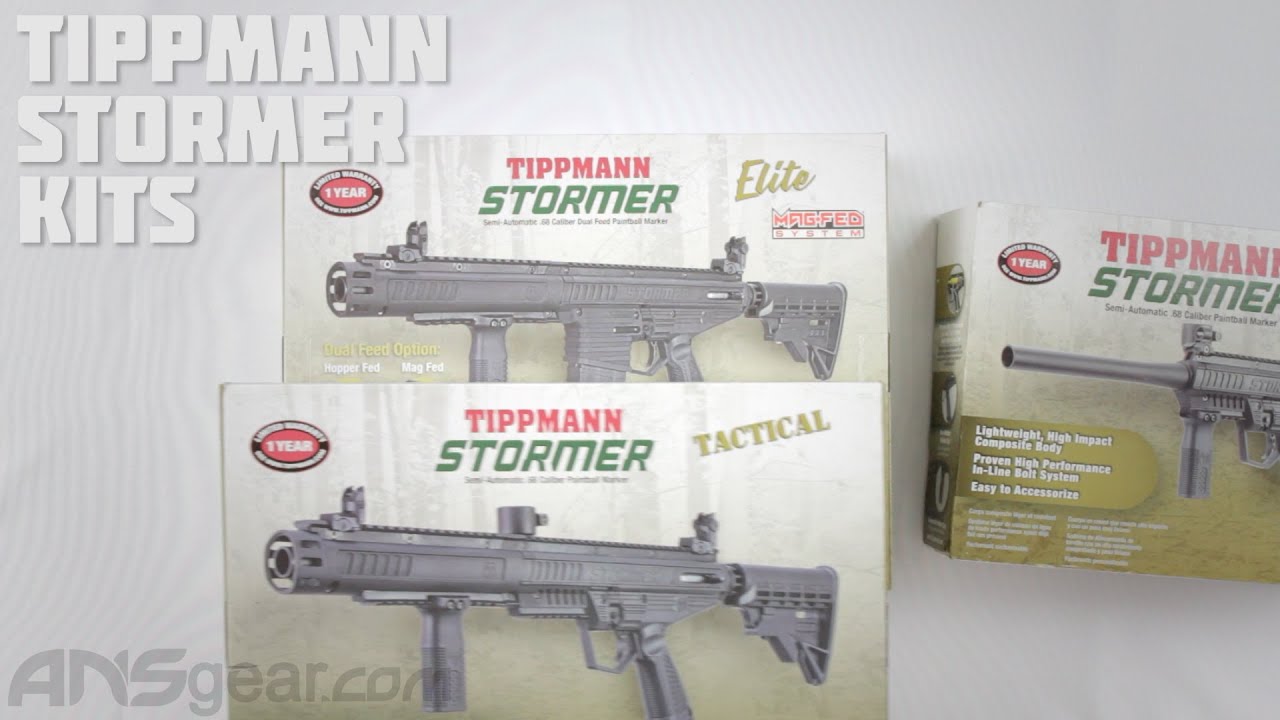 Tippmann Stormer Paintball Gun Kits - Review - YouTube