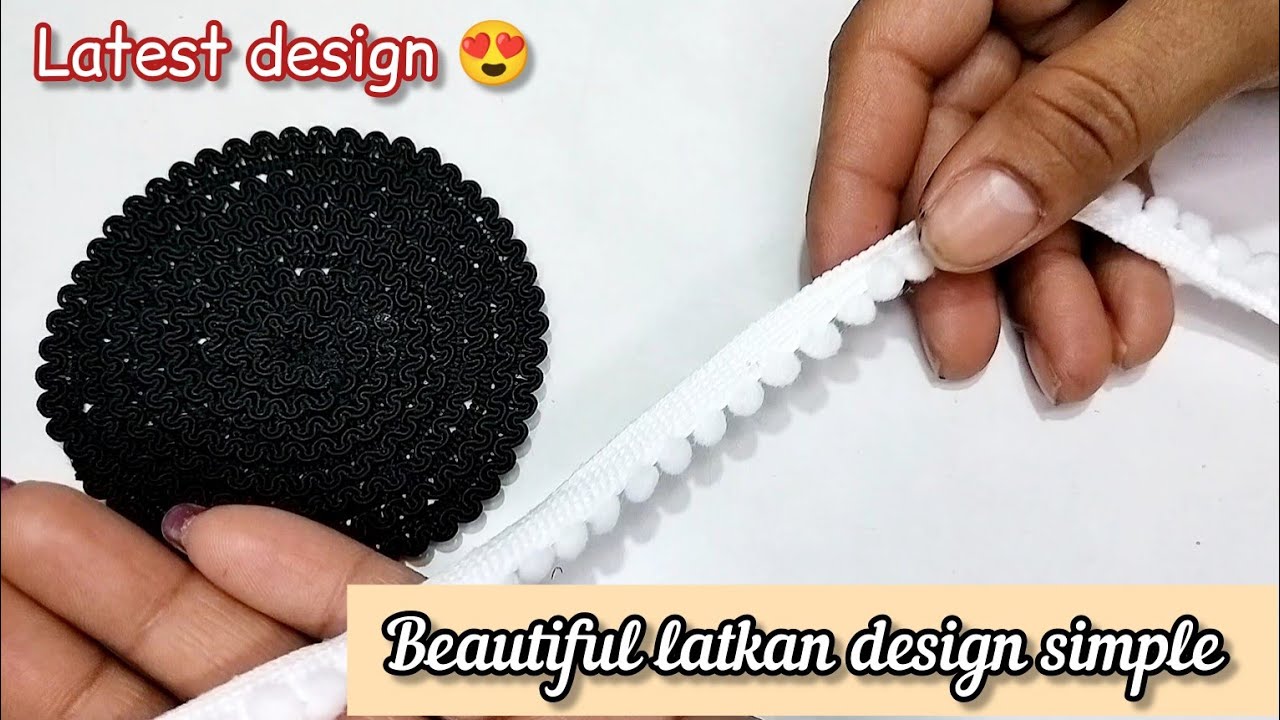Beautiful latkan design | new latkan design simple | Sonu stitching ...
