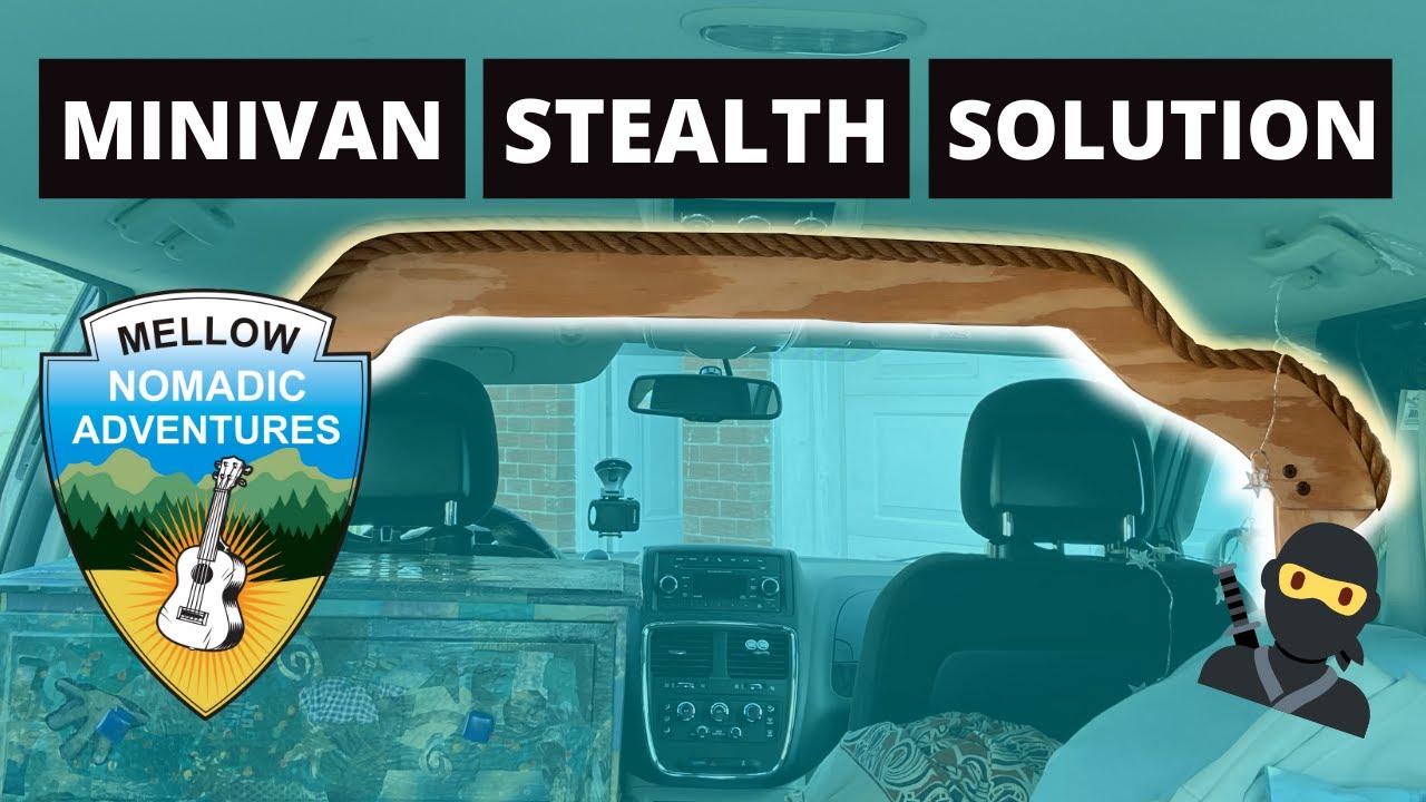 Blackout Curtain Solution to Stealth Minivan Camper Conversion for ...