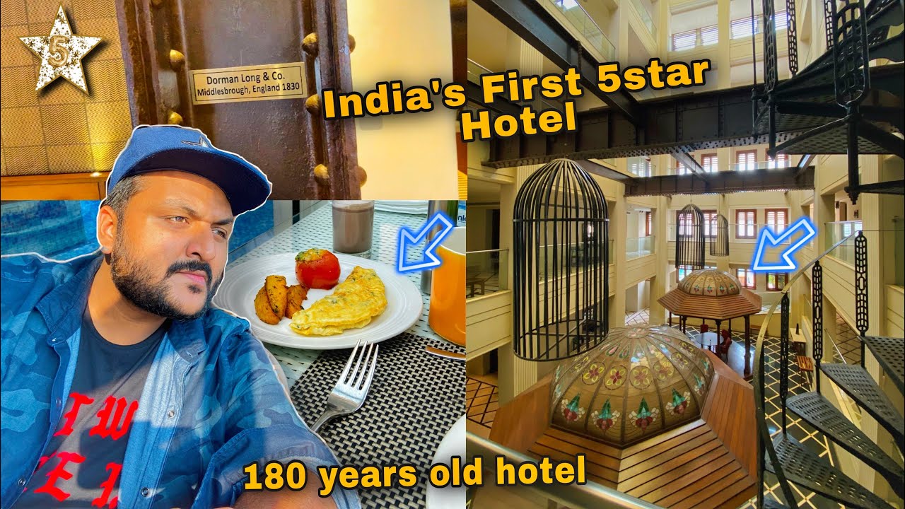 I Stayed at India’s first 5star hotel || Luxurious Stay, Food & more ...