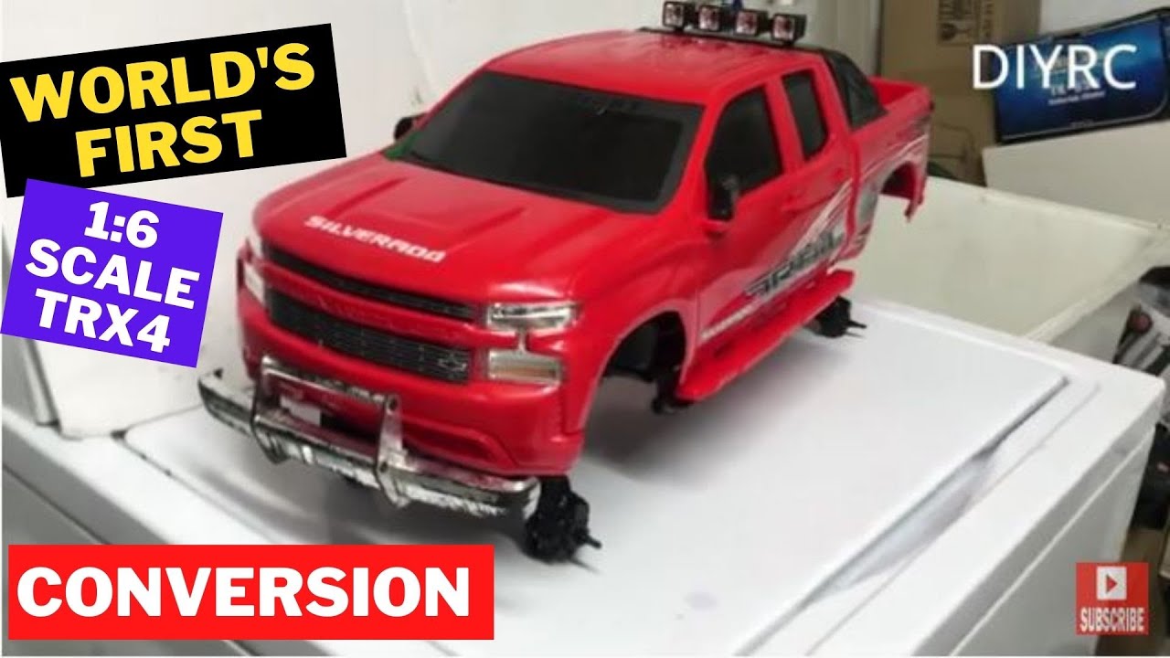 WORLD'S FIRST 1/6 SCALE TRAXXAS TRX 4 CONVERSION! - YouTube